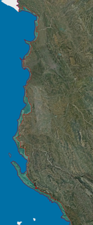 Zonat me Rëndësi Kombëtare, Brezi Bregdetar