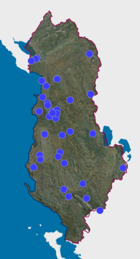 Infrastruktura për Monitorimin e Mjedisit, Rrjeti i monitorimit të ...