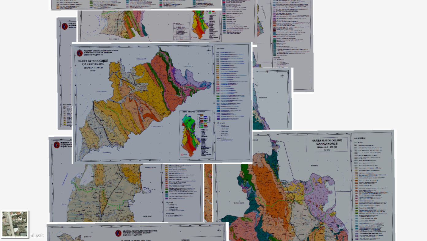 Gjeologjia, Hartat Tematike