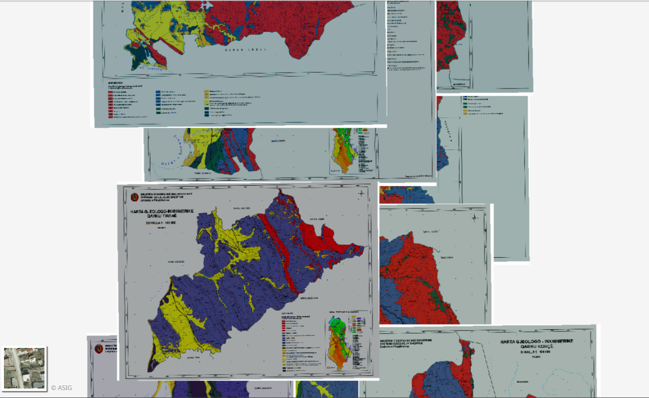 Gjeologjia Inxhinierike, Hartat Tematike